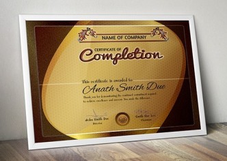 Download Free Certificate Frame PSD - Free Other PSD