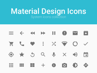 Download Free 53 Material Design Icons PSD - Free Web Icons