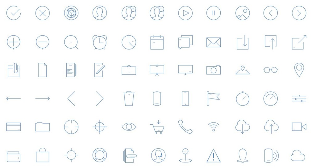 Download Free Aircons - 66 Thin Line Icons Vector - Free Vector Icons