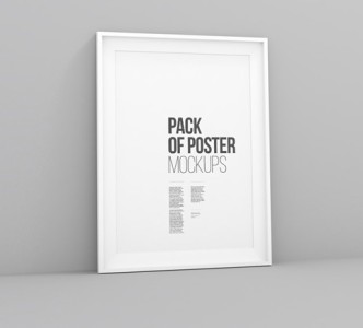 Download Free A3 Poster Frame Mockups PSD - Free PSD Mockups