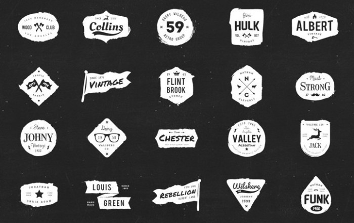 Download Free 20 Ink Logos / Badges (PSD+Vector) - Free Vector Logos