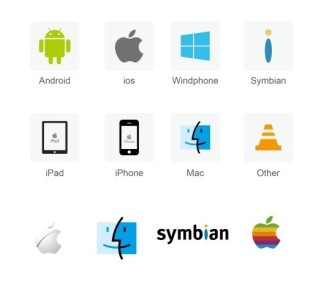 Download Free Mobile OS & Device Logo Set Vector - Free Vector Logos