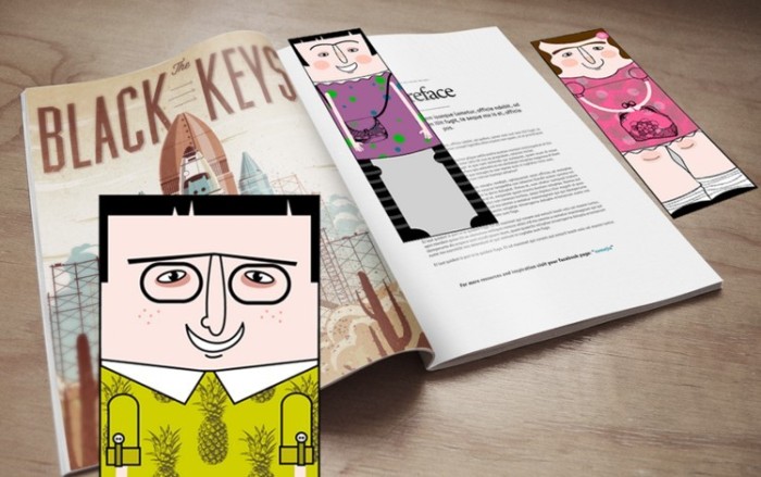 Download Free 3 Vector Bookmark Templates - Free Vector Labels