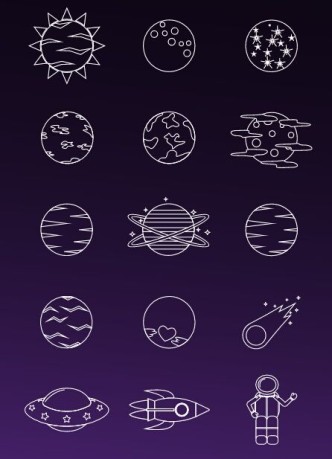 Download Free Fancy Space Vector Icons - Free Vector Icons