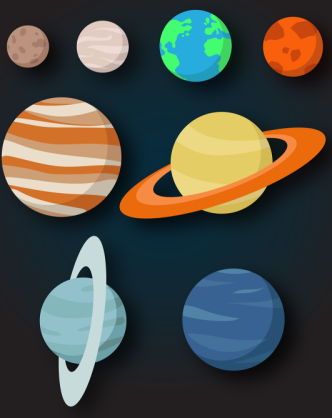 Download Free Flat Solar System Planets Vector - Free Vector Icons