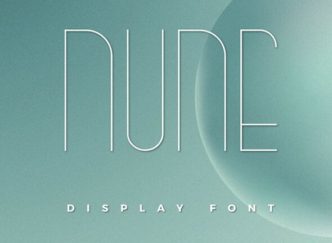 Download Free Nune Display Font - Free UI Elements