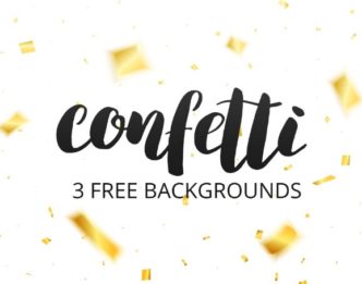Download Free 3 Confetti Vector Backgrounds - Free Vector Backgrounds