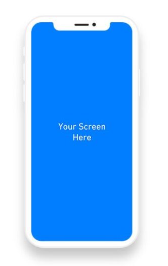 Download Free Super Flat Light iPhone X Template PSD - Free PSD Mockups