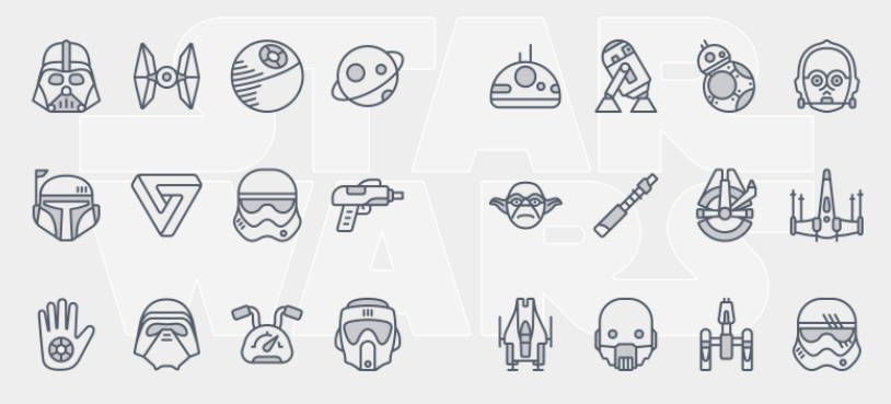 Download Free 24 Star Wars Icons - Free Vector Icons