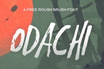 Download Free Odachi Brush Font - Free Fonts