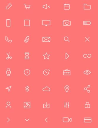 Download Free 40 Minimal UI Icons (AI+Sketch) - Free Vector Icons, Web ...