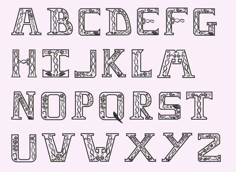 Free Creative Floral Typeface - TitanUI