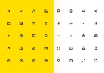 Download Free 40 Minimal UI Icons For Sketch - Free Sketch, Web Icons