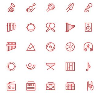 Download Free 30 Editable Music Icons Figma - Free App Icons, Figma