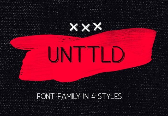 Download Free Unttld Typeface - Free Fonts