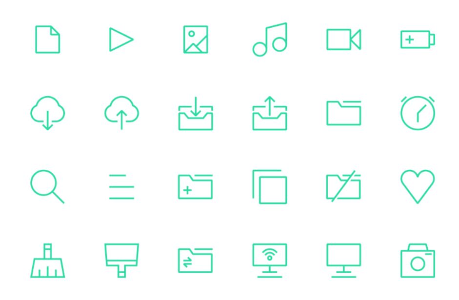 Download Free 100 Minimal UI/UX Icons PNG - Free Web Icons
