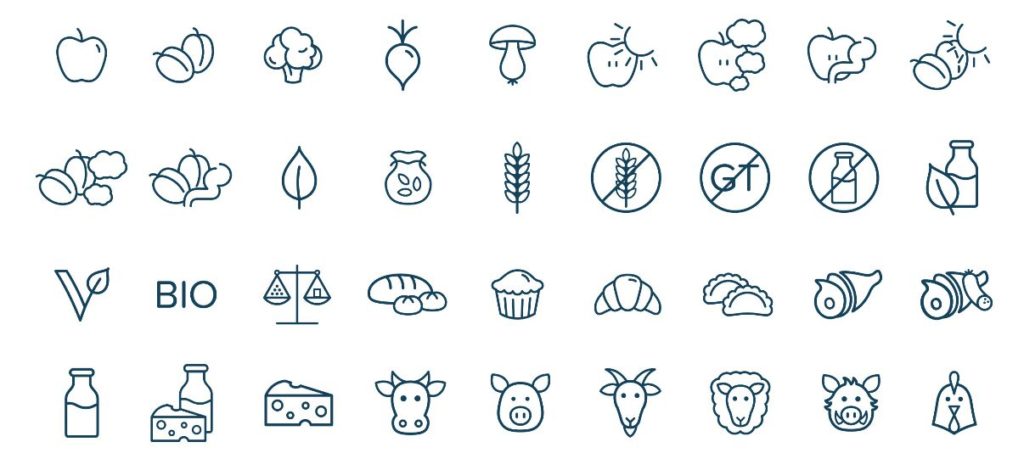 Download Free 36 Healthy Food Icons Vector - Free Food Icons, Vector Icons