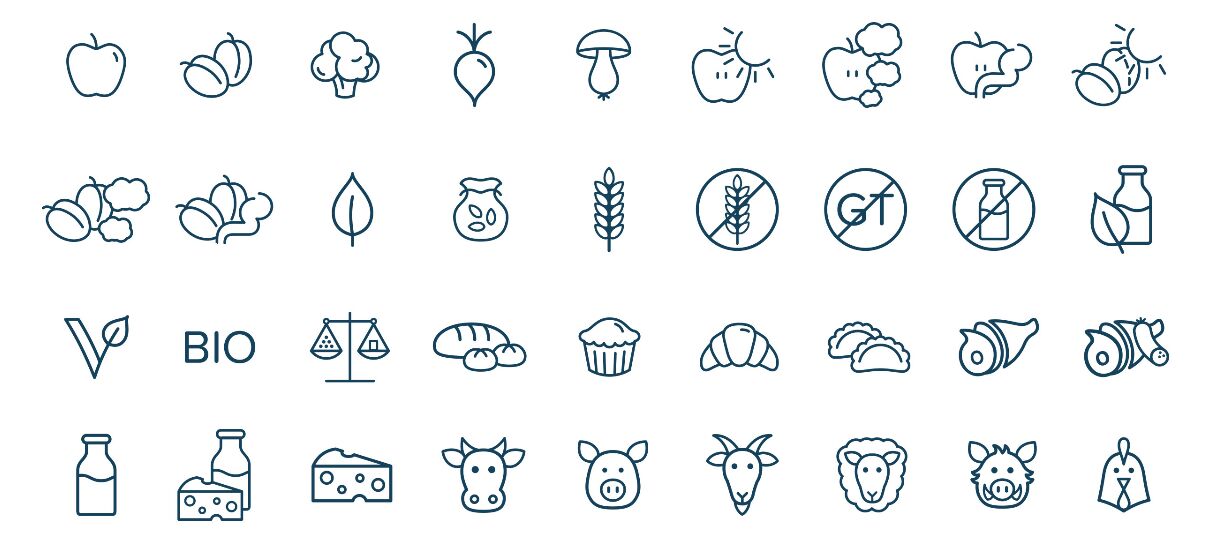 Download Free 36 Healthy Food Icons Vector - Free Food Icons, Vector Icons