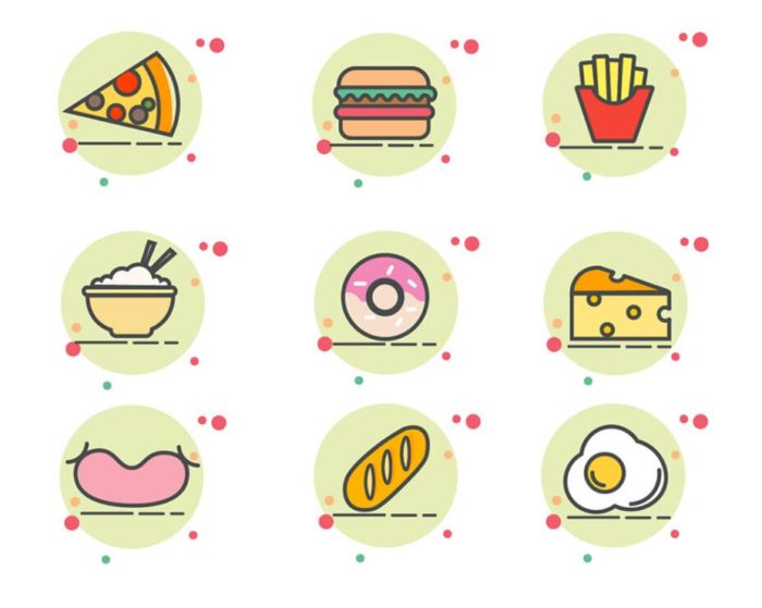 Download Free 9 Food Icons For Adobe Illustrator - Free Food Icons