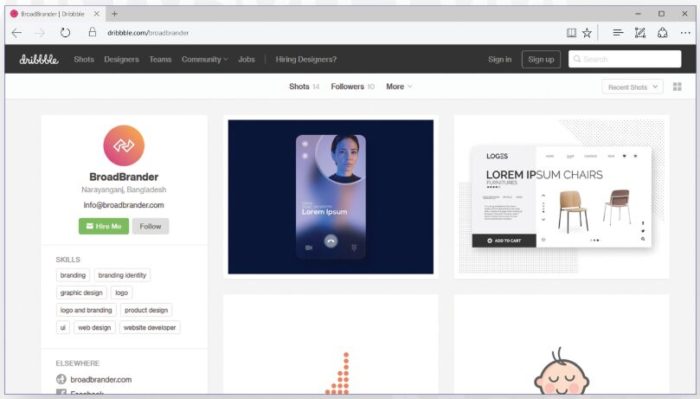 Download Free MS Edge Web Browser Mockup PSD - Free PSD Mockups