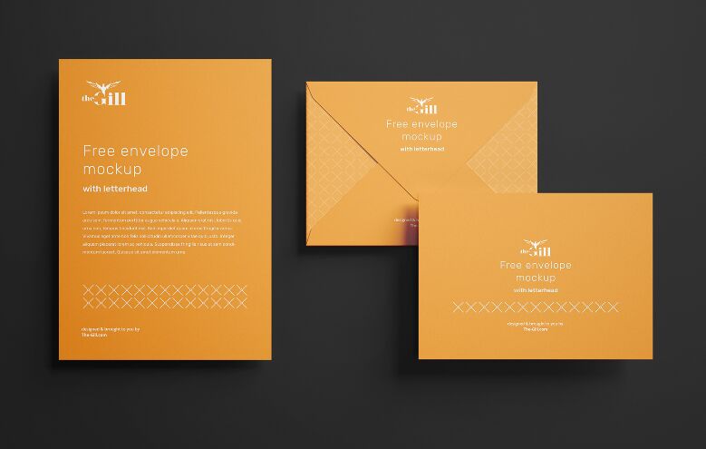 Download Free Blank White Envelope and Letter Paper Template PSD - Free ...