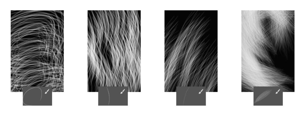 Download Free 4 Hair Brushes For Photoshop - Free Photoshop Brushes