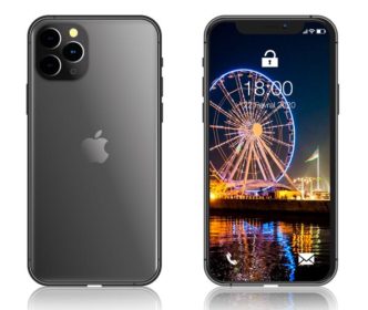 Download Free Standing iPhone 11 Pro (Front & Back) Mockup PSD - Free ...