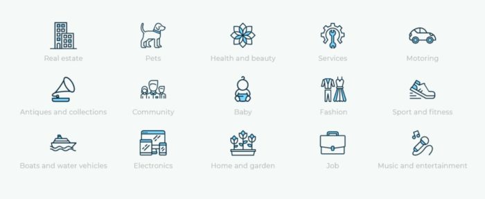 Download Free 15 Category Icons (SVG & XD) - Free Vector Icons