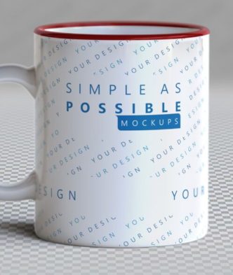 Download Free Easy To Edit Mug PSD Mockup - Free PSD Mockups