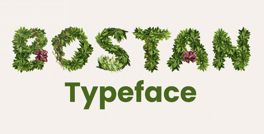 Download Free Bostan Plants Typeface PSD - Free Fonts