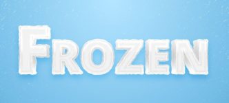 Download Free Frozen Text Effect For Illustrator - Free Vector Misc