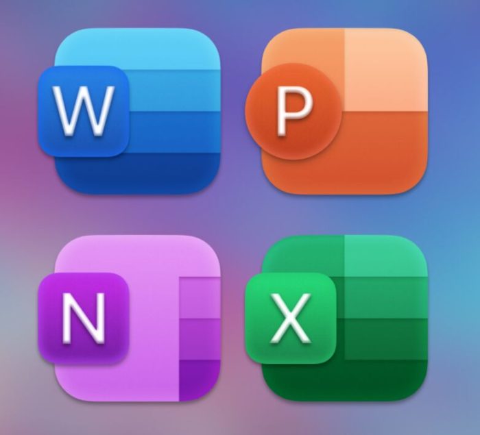 Download Free 4 Big Sur MS Office Icons (ICNS) - Free App Icons