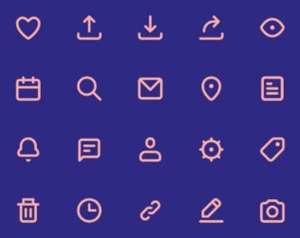 Download Free 20 SVG Web Icons (Line Style) - Free Web Icons