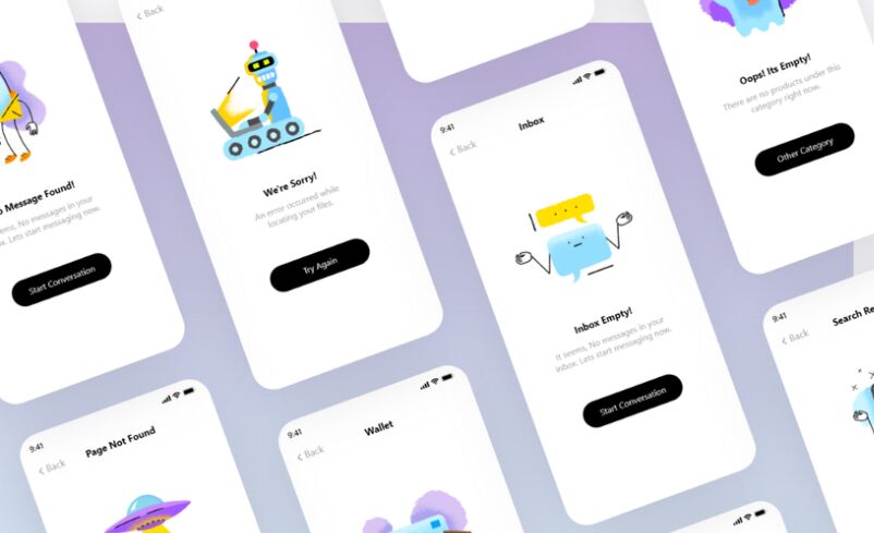 Download Free Mobile App Empty State UI Design XD - Free Web & Mobile ... Download Free Mobile App Empty State UI Design XD - Free Web & Mobile ...