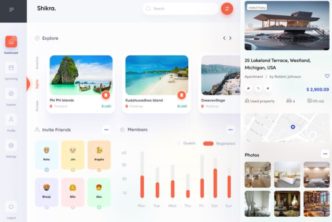 Download Free Travel Dashboard UI Design Figma - Free Figma