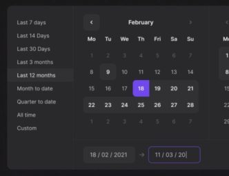 Download Free Date Picker UI Component Figma - Free Figma