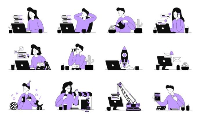 Download Free 12 E-commerce Vector Illustrations - Free Vector Business