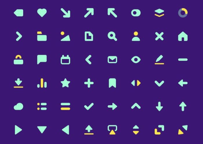 Download Free 50 Solid UI Icons SVG - Free Web Icons