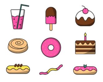Download Free Sweet Icon Pack Vector - Free Vector Icons