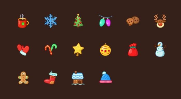 Download Free 16 Unique Christmas Icons Figma - Free Figma