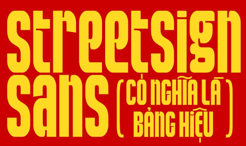 Download Free StreetSign Sans Font - Free Fonts