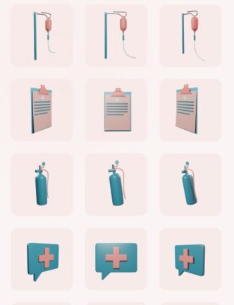 Download Free 3D Healthcare Icons Figma - Free Figma
