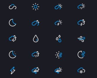 Download Free 22 Weather Icons Figma - Free Figma