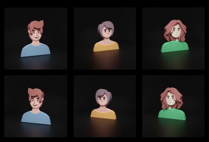 Download Free 3D Avatar Set Figma - Free Figma