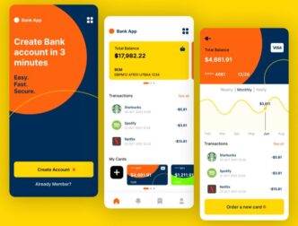 Download Free Bank App Mobile UI Design Figma - Free Mobile UI
