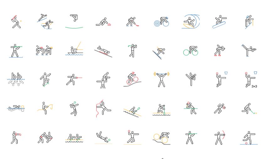 Download Free Olympics Sports Icons Pack Figma - Free Figma, Vector Icons