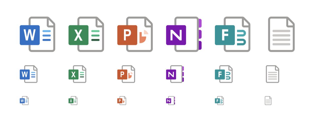 Download Free Microsoft Office Document Icons Figma - Free App Icons, Figma