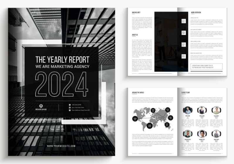 Download Free Business Proposal & Company Profile PSD Mockup - Free PSD ...