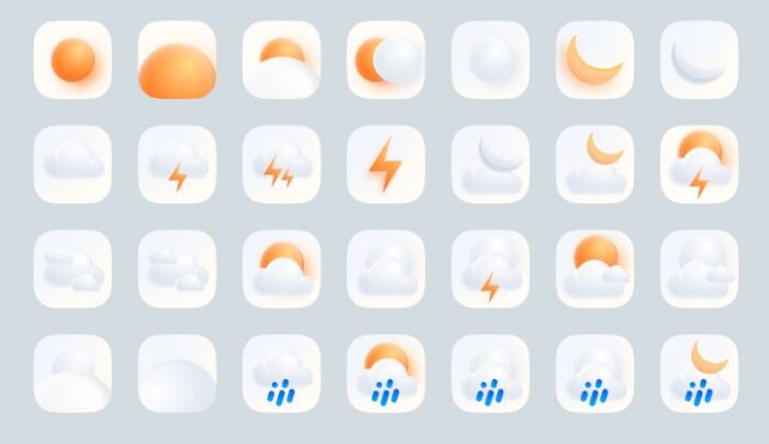 Download Free 28 Weather Vector Icons Figma - Free Figma