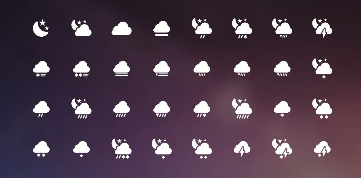 Download Free 66 Weather Icons Figma - Free Figma